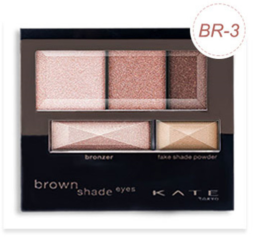 KATE新骨干重塑眼影试色「br1/br2/br3/br4/br5/br6画法」价格 - 眼部妆容_3479